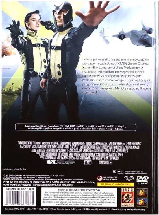 X-Men: First Class [DVD] (Dvd), James McAvoy | Dvd's | bol