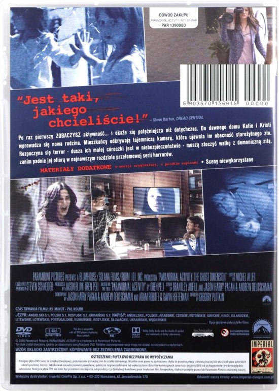 Paranormal Activity: The Ghost Dimension [DVD] (Dvd), Brit Shaw | Dvd's | bol