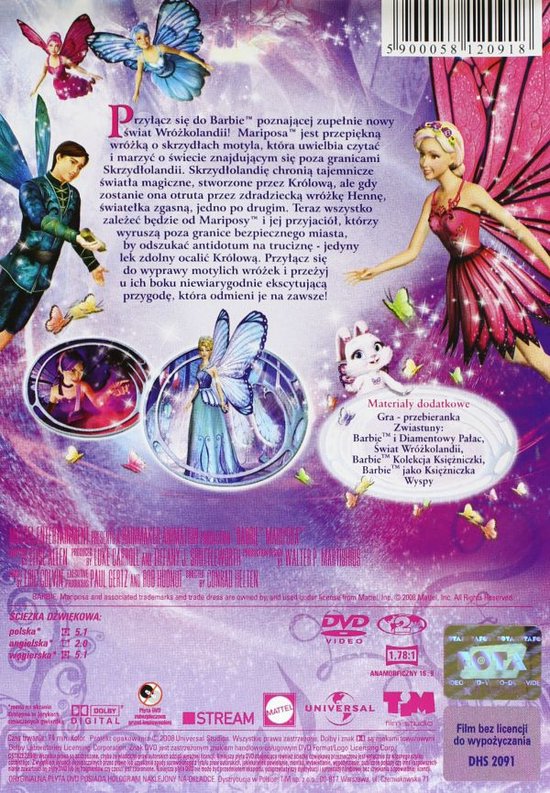 Barbie Mariposa [DVD] (Dvd), Kathleen Barr | Dvd's | bol