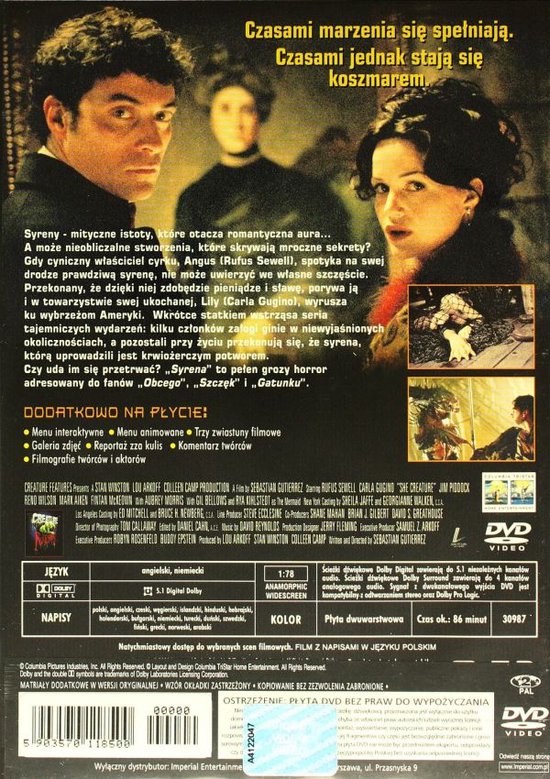 Mermaid Chronicles Part 1: She Creature [DVD] (Dvd), Rufus Sewell | Dvd ...