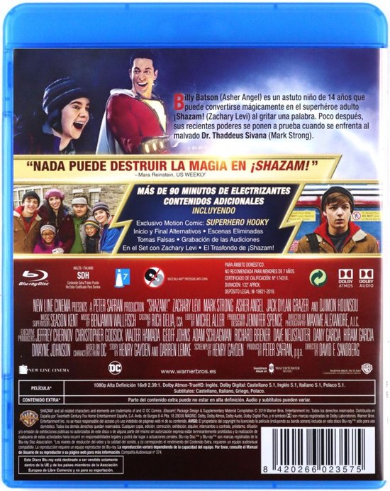 Shazam! [Blu-Ray] (Blu-ray), Onbekend | Dvd's | bol