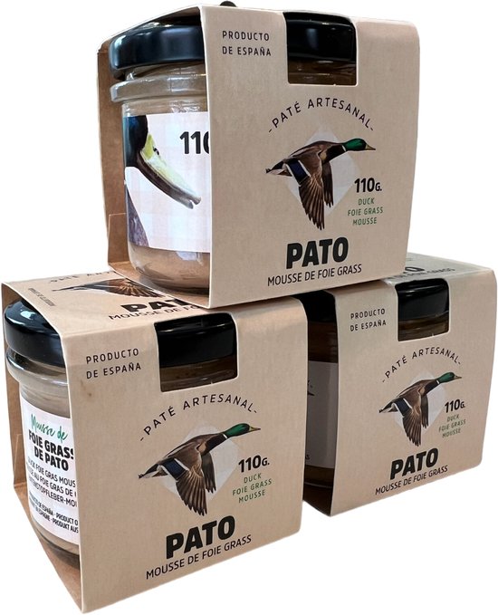 Eendenlever mousse - 3 x 110 gram - Pate Artesenal - Don Gastronom ...