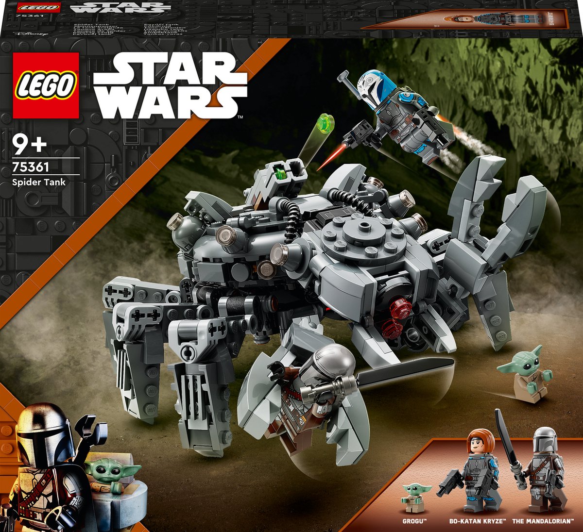 LEGO Star Wars:The Mandalorian Spider Tank - 75361 | bol