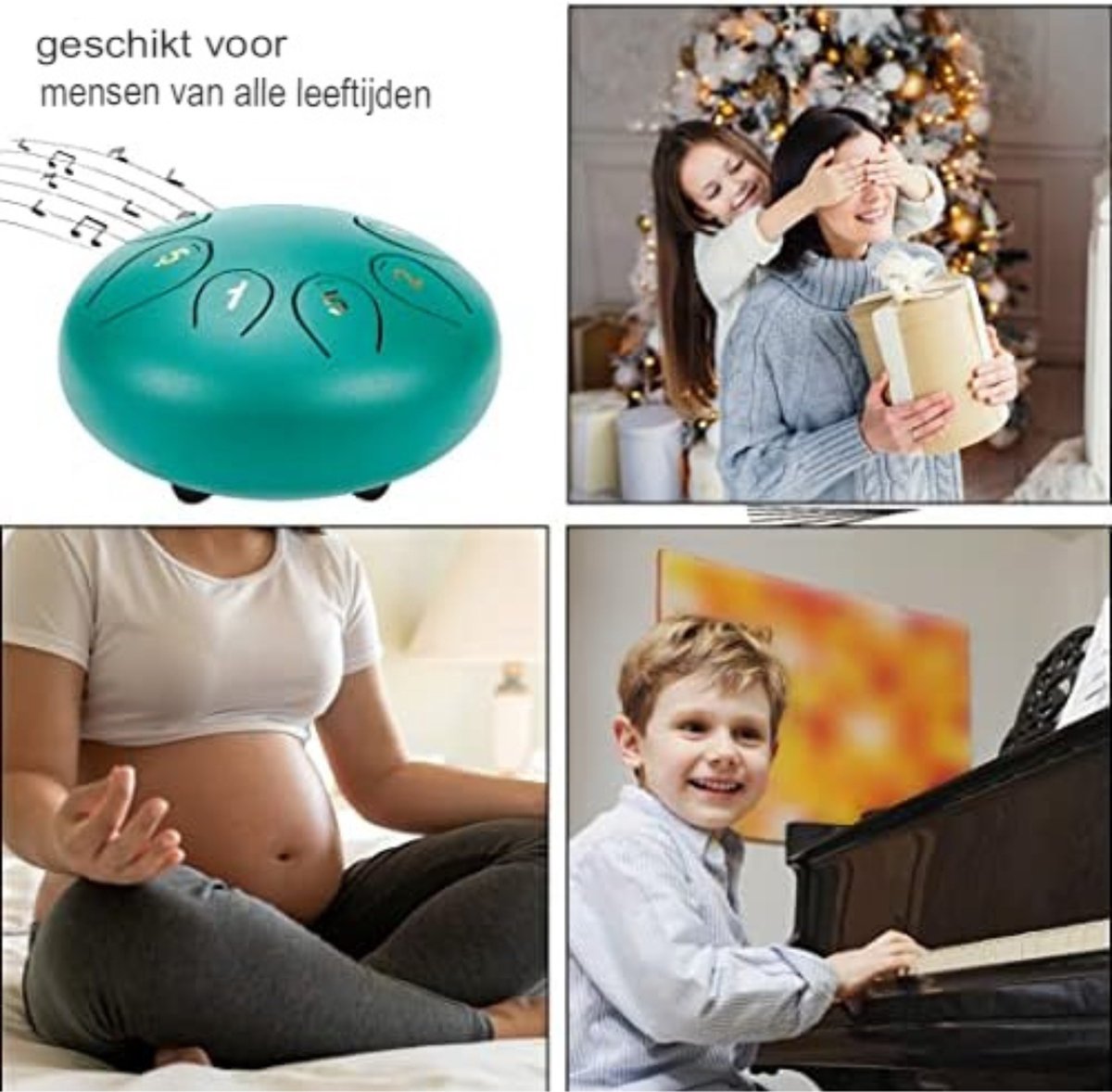 Gratyfied Tongue Drum - Steel Tongue Drum | bol.com