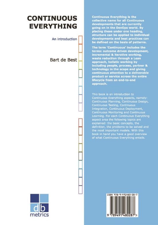 Continuous Everything- Continuous Everything an Introduction | 9789491480287 | Bart de... | bol