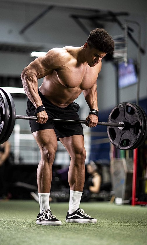 Profi Lifting Strips [bekleed] 60 cm voor krachttraining, bodybuilding ...