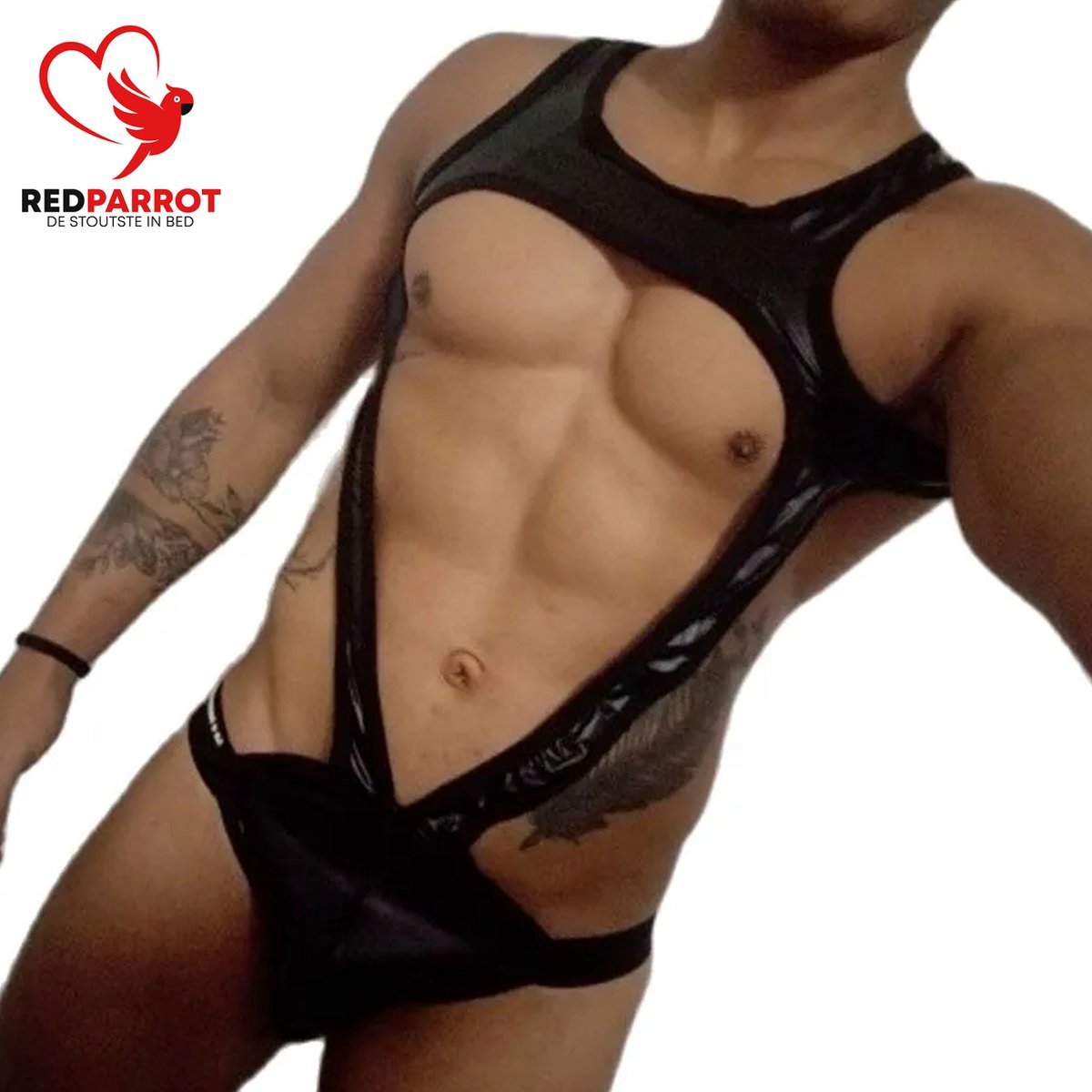Heren Jockstrap BDSM harnas Silver | Bondage ondergoed | Erotische mannen kleding |... | bol.com