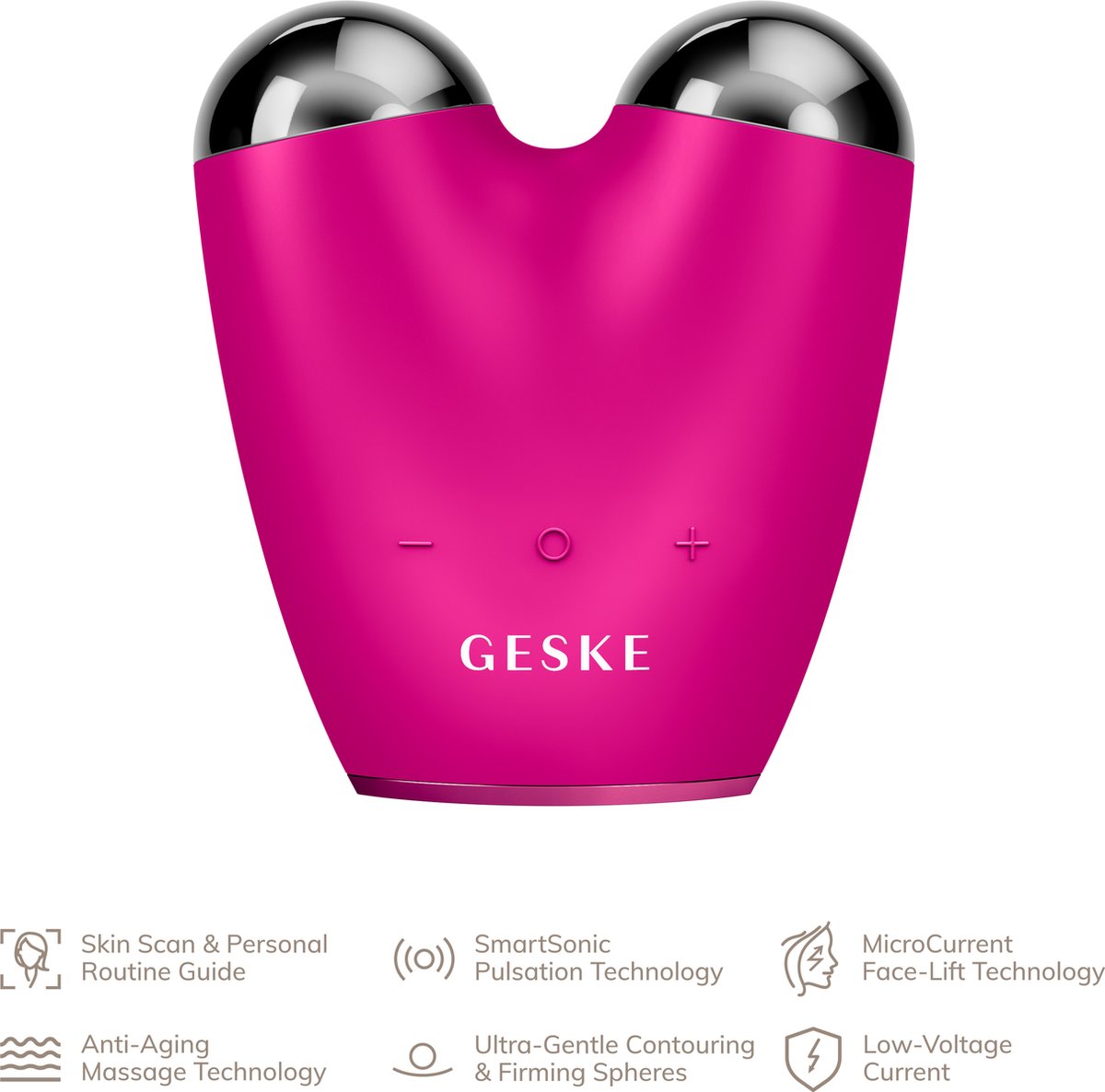 GESKE | SmartAppGuided™ SmartAppGuided™ MicroCurrent Face Lifter | 6 op ...