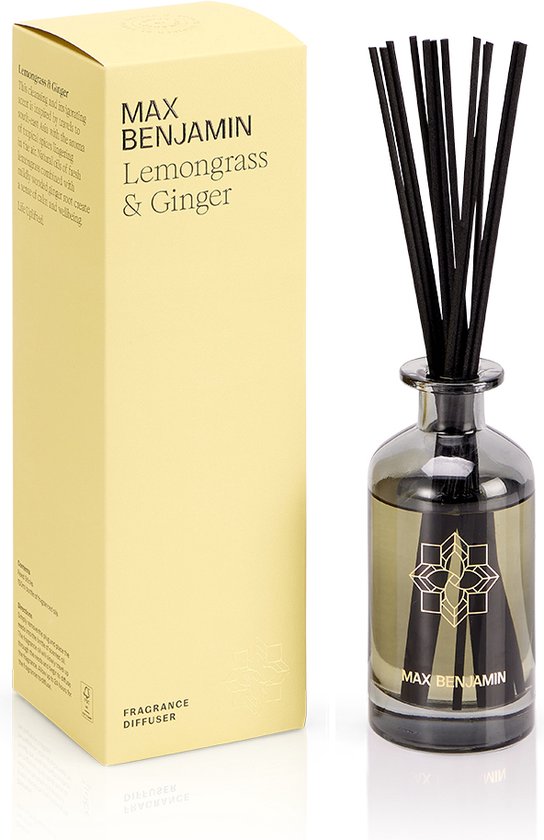 Max Benjamin - Classic Geurstokjes Lemongrass & Ginger | bol