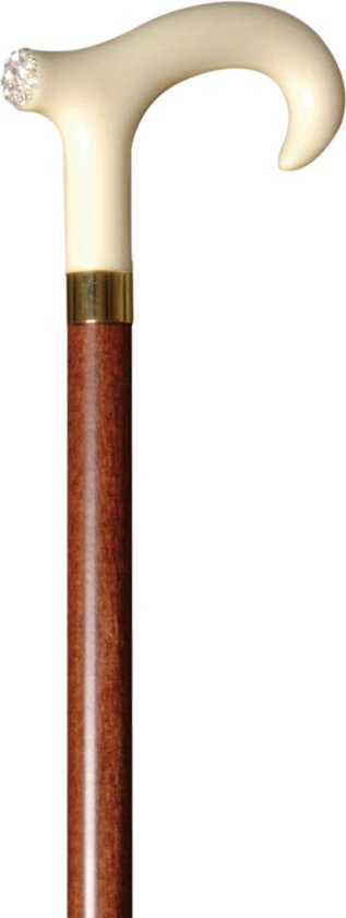 Classic Canes Bijzondere wandelstok – Bruin - Hardhout - Ivoren Fritz ...