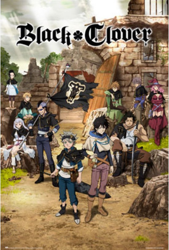 Poster Black Clover Black Bull Squad And Yuno 61x91,5cm | bol