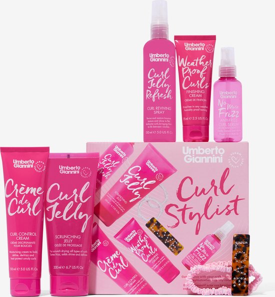 Umberto Giannini Curl Stylist Gift Set - Voor alle krultypes - 5 ...