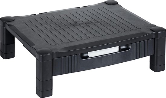 Monitorstandaard Zwart Met Lade | bol