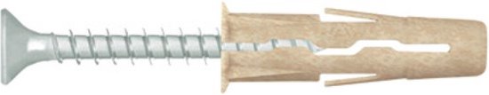 RAWLPLUG Timber UNO universele pluggen + schroef [20st] - ECO friendly ...
