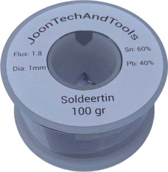 Soldeertin - 100 gram, 1mm, 60/40, met flux | bol