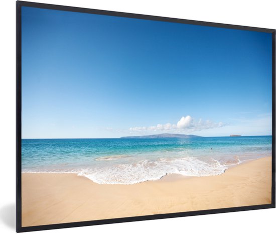 Fotolijst incl. Poster - Zee - Turquoise - Hawaii - 60x40 cm ...