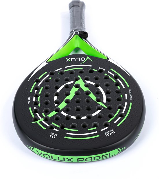 Volux Varia - Padel racket - Ronde vorm - 3k Carbon | bol