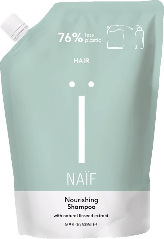 Naïf - Voedende Shampoo Navulverpakking/Refill - 500ml - Haarverzorging ...