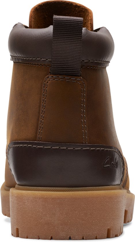 Clarks - Heren - Rossdale Mid - G - 4 - beeswax leather - maat 6,5 | bol
