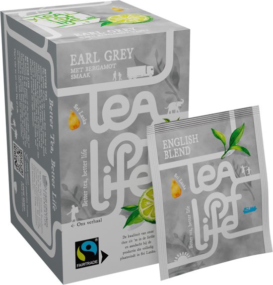 Tea of Life Fairtrade - Earl Grey - 100 zakjes | bol
