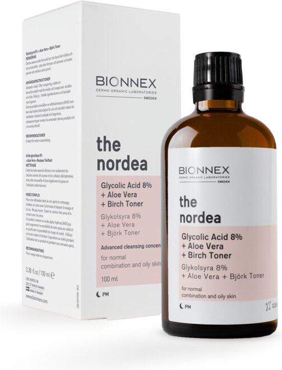 3x Bionnex The Nordea Glycolzuur 8% Serum 100 ml | bol
