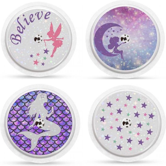 Sensor sticker set van 4 - Fairy - Geschikt voor Freestyle libre 2 | bol