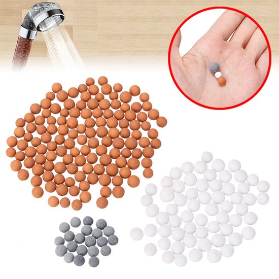 Universele set Mineraal Balletjes Navulling Ionische Douchekop – Water ... Universele set Mineraal Balletjes Navulling Ionische Douchekop – Water ...