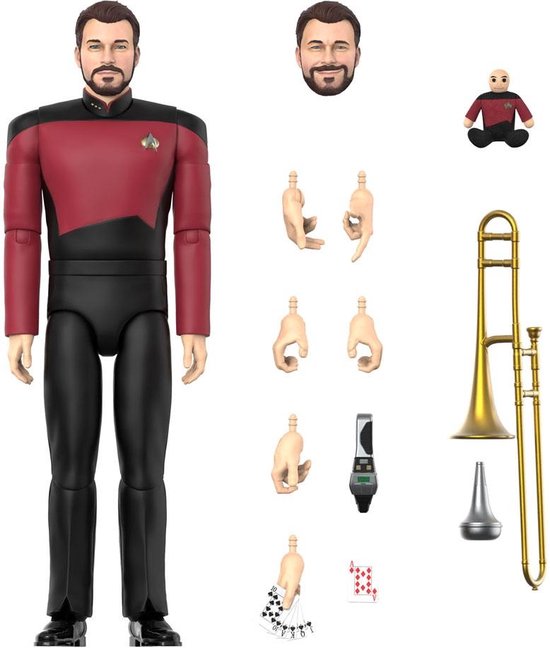 Star Trek: The Next Generation Ultimates Action Figure Commander Riker ...
