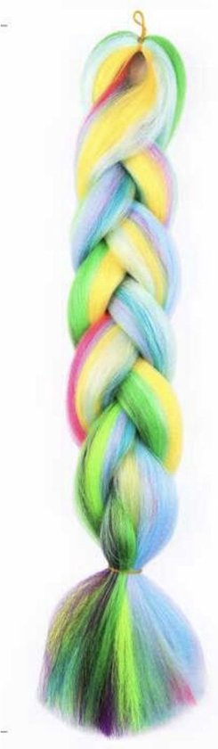 multi colour - mix -haar - vlecht - nephaar - invlechten - 60cm - hair ...