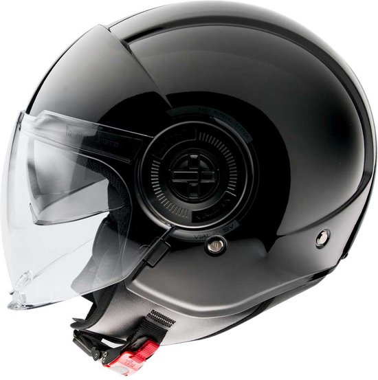 MT Jethelm Viale S helm glans zwart M - Scooterhelm Brommerhelm | bol