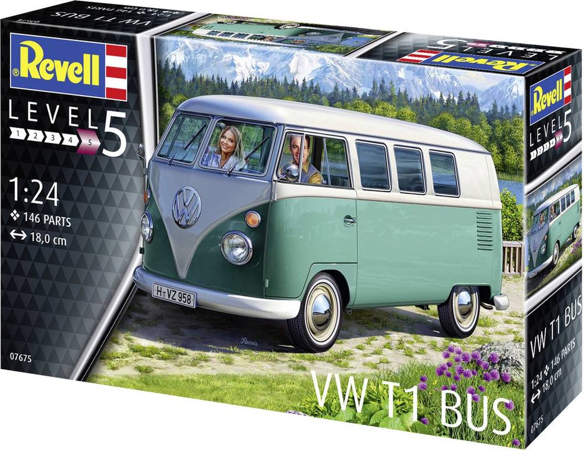 Revell RV 1:24 Volkswagen T1 Bus modelbouwpakket | bol