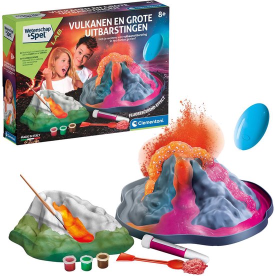 Maak je eigen vulkaan - wetenschap volcano - vulkaan maken - gips en ...