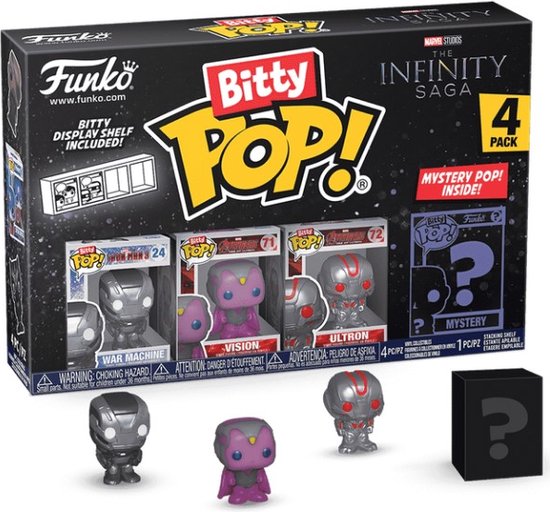 Funko Bitty Pop: Marvel The infinity Saga Series 3 - War Machine 24 ...