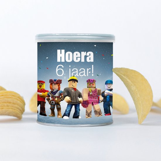 Pringles labels Roblox jongen - traktatie 6 jaar - 10 stuks | bol