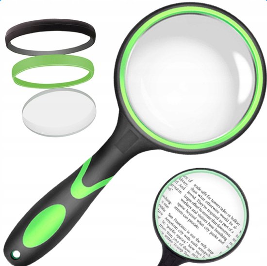 Klassiek Handloep Loep Vergrootglas 50MM Lens | bol