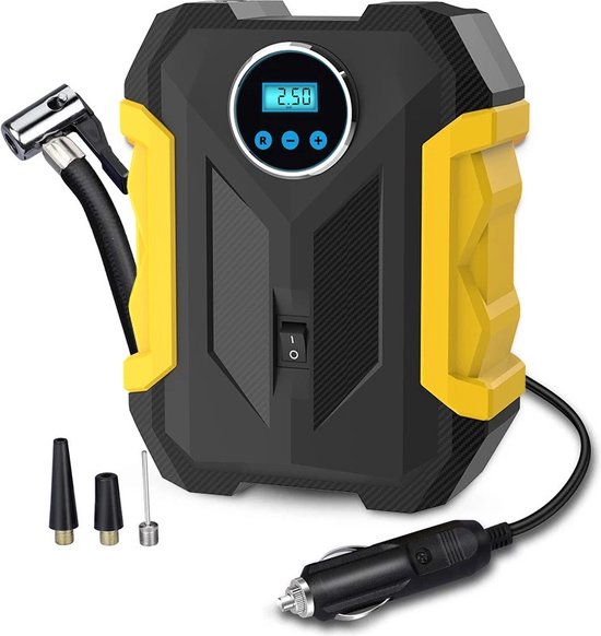 AN-Shop - Autobanden Pomp - Draagbare luchtcompressor - Elektrische fietspomp -... | bol