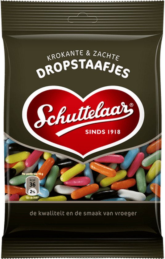 Schuttelaar dropstaafjes 175 gr | bol.com