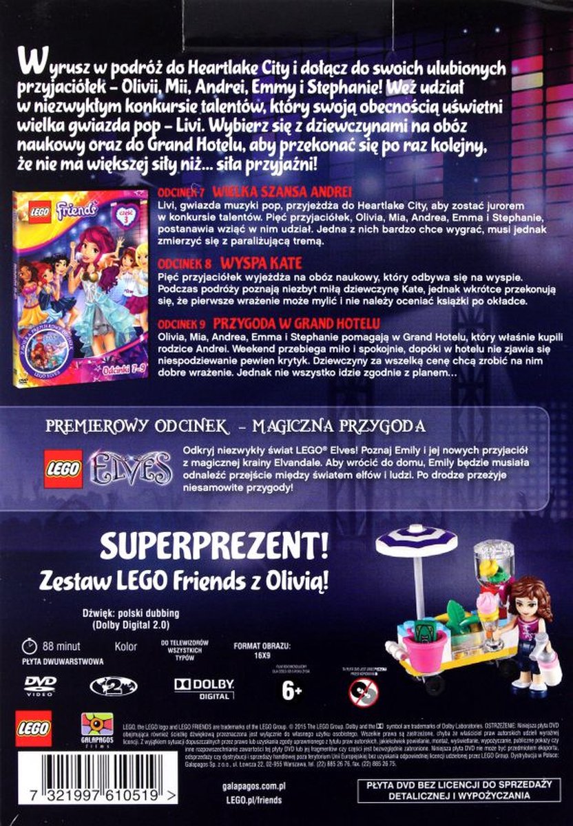 Lego Friends [DVD] (Dvd), Alexa Kahn | Dvd's | bol