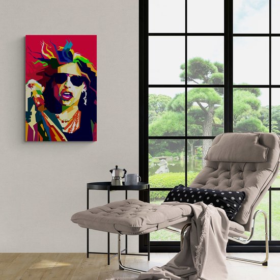 Steven Tyler Poster | Aerosmith | Dream on | Rood | Muziekposter ...