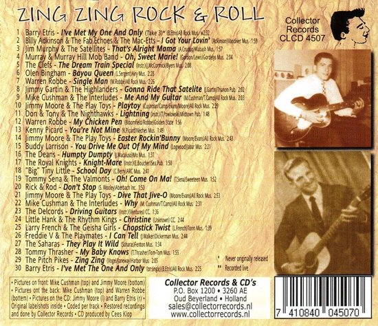 Various Artists - Zing Zing Rock & Roll (CD), various artists | CD ...