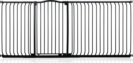 Bettacare Hondenhek met Gebogen Bovenkant, 216-225cm, Zwart, 100cm H | bol