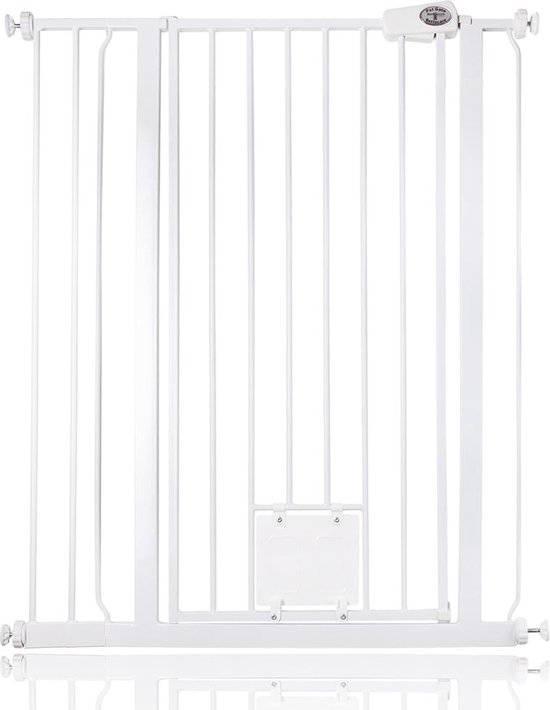 Bettacare Hekje voor Huisdieren met Vergrendelbaar Kattenluik Assortiment, 87,9 cm -... | bol