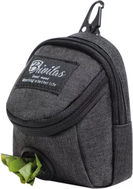 Honden beloning tasje | met poepzak dispencer | Met gratis rolletje ...