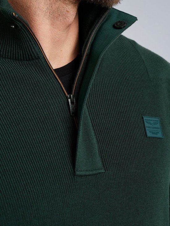 Half zip collar cotton knit | bol.com