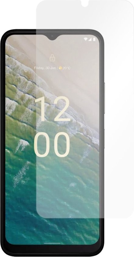 Case2go - Screenprotector voor Nokia C32 - Case Friendly - Gehard Glas ...