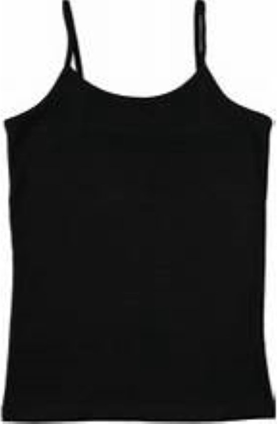 Singlet - Debardeur - Dames - L- 40/42 - Zwart - Katoen - 3 pacK | bol.com