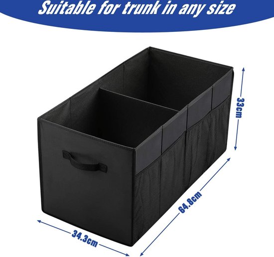 Opvouwbare kofferbaktas, auto-organizer, kofferbakorganizer, auto ...