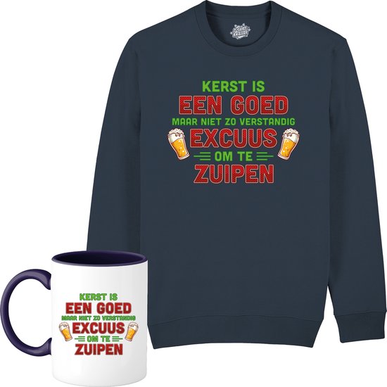 Kerst is een goed excuus om te zuipen - Foute Bier Kersttrui ...