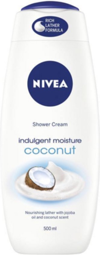 Nivea douchegel care & coconut 500ml x 12 voordeelverpakking | bol