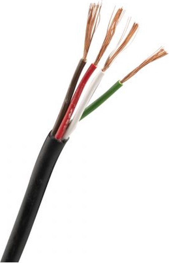 Kabel 4x0,75 EU Prijs per meter - Rol = 50 meter | bol.com